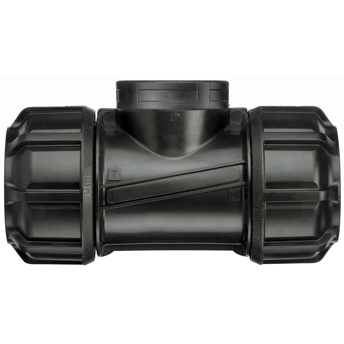 Philmac Metric 20mm x 20mm x 3/4" Poly x Poly x FI BSP Pipe Tee ...