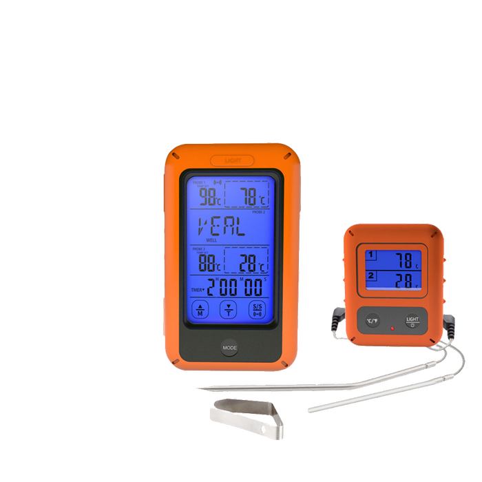 Dual Prong Temperature Probe - Orange | Rubber | Extra-Small - Bunnings ...