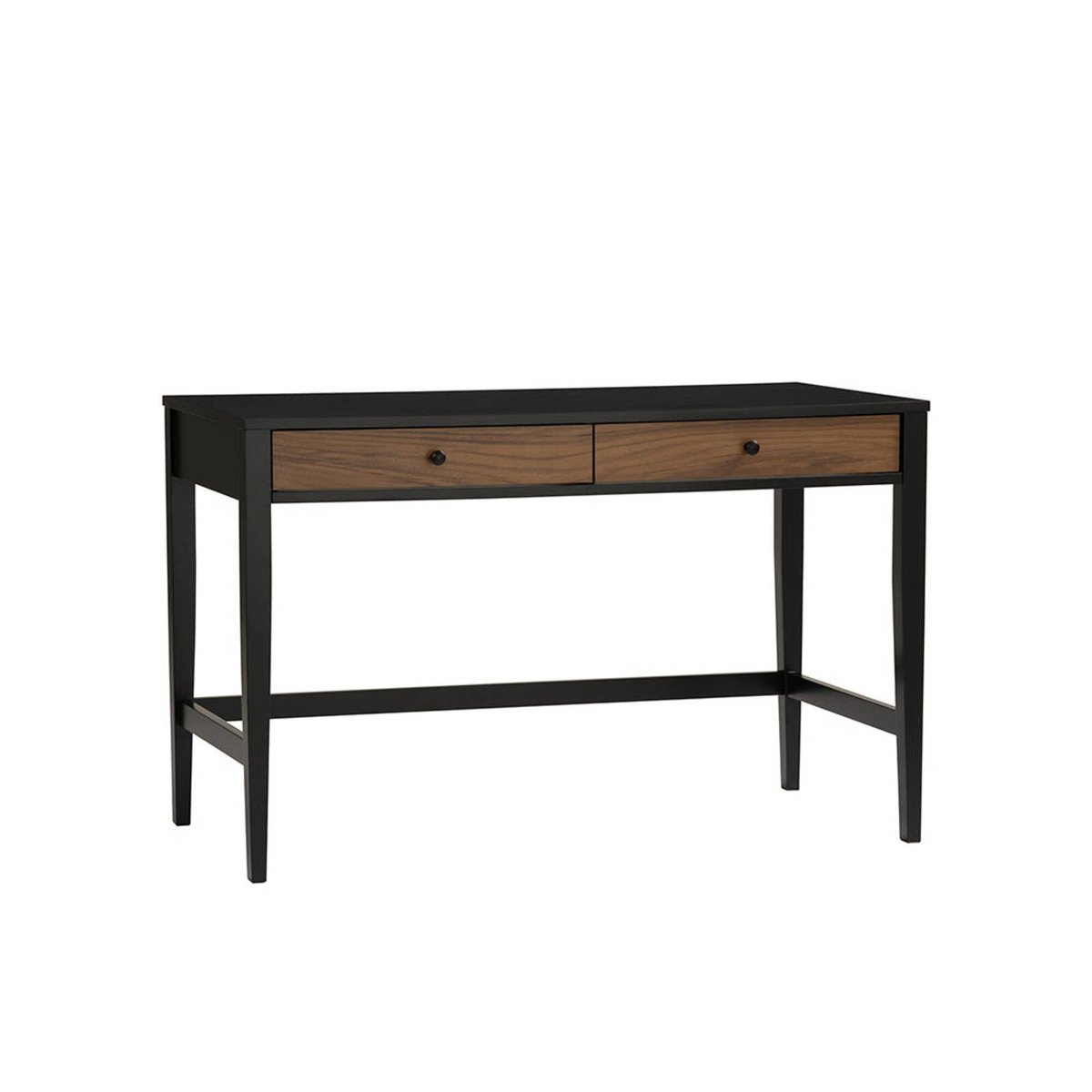 Modern Furniture CONALL Study Desk 120cm - Walnut & Black - Bunnings ...