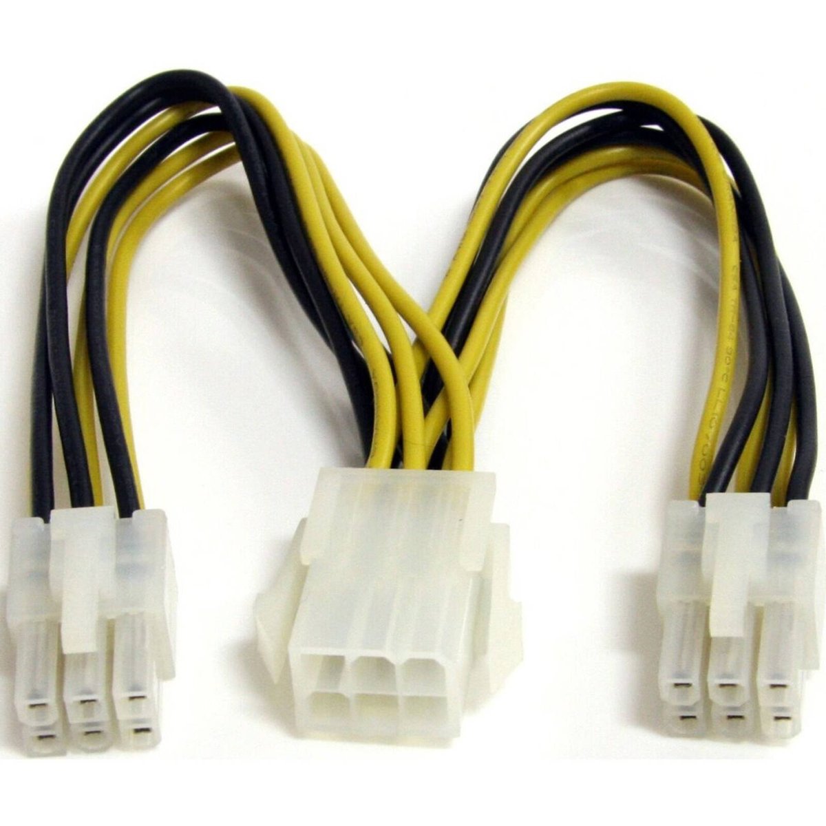StarTech.com 6in PCI Express Power Splitter Cable - Split a single PCI ...