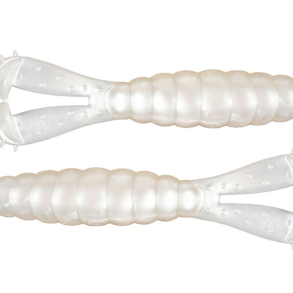 4 Pack of 3.75 Inch Zman Goat Soft Plastic Fishing Lures - Pearl ...