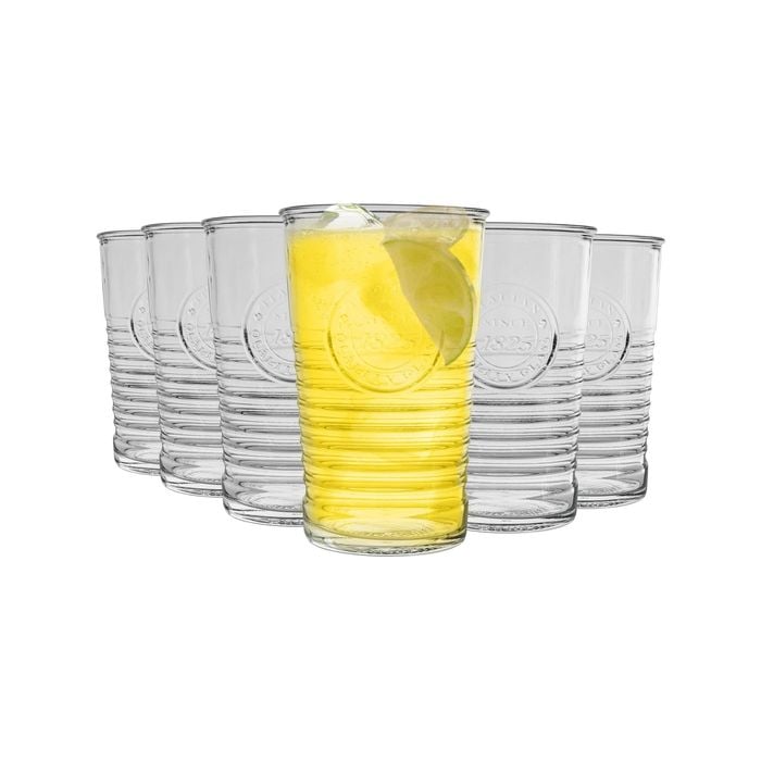 Bormioli Rocco Officina 1825 Ridged Tumbler Glasses Set - 325ml - Pack Of 24 - Bunnings Australia