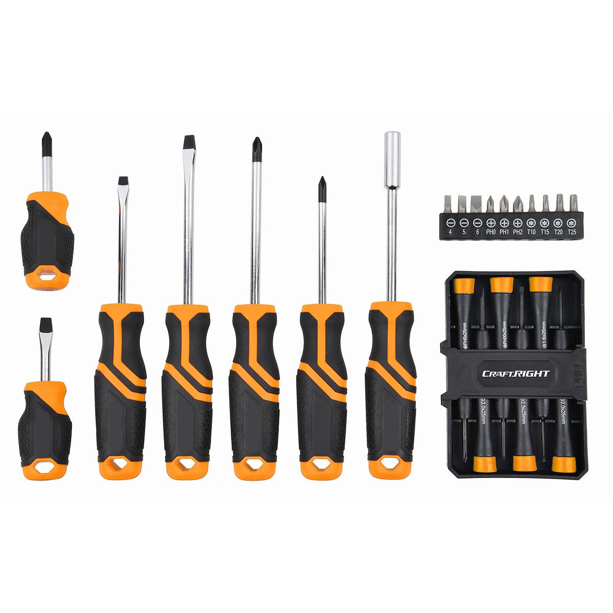 Craftright 23 Piece Screwdriver Set - Bunnings Australia