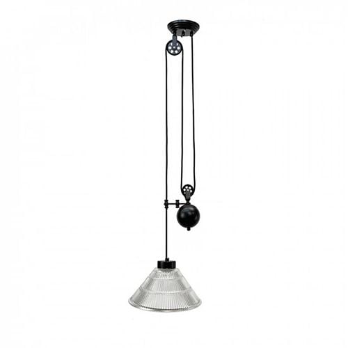 Amonson Lighting Industrial Pulley Single Pendant Light - Bunnings ...