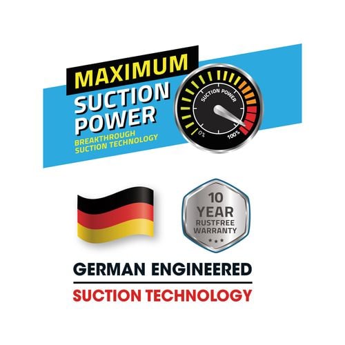 Fusion-Loc 26kg Bathroom Suction Accessory Shelf - Bunnings Australia