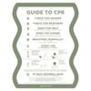 Stylish Pool CPR Sign Green & White Wave - Bunnings Australia