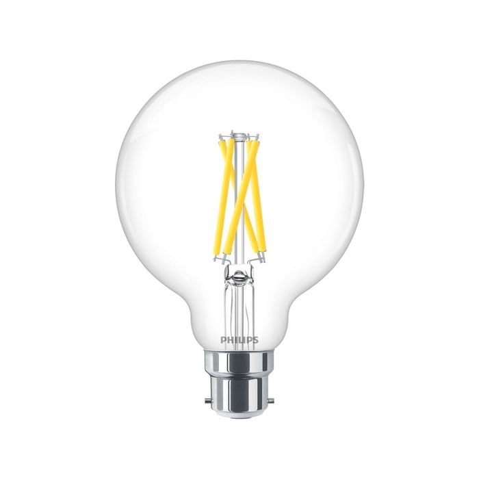 Philips G93 B22 LED 806Lm Clear Filament 6W Bulb - Bunnings Australia