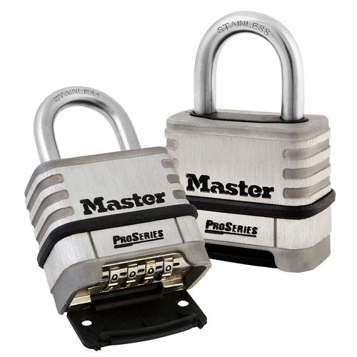 Master Lock Stainless Steel Combination Lock - Bunnings Australia