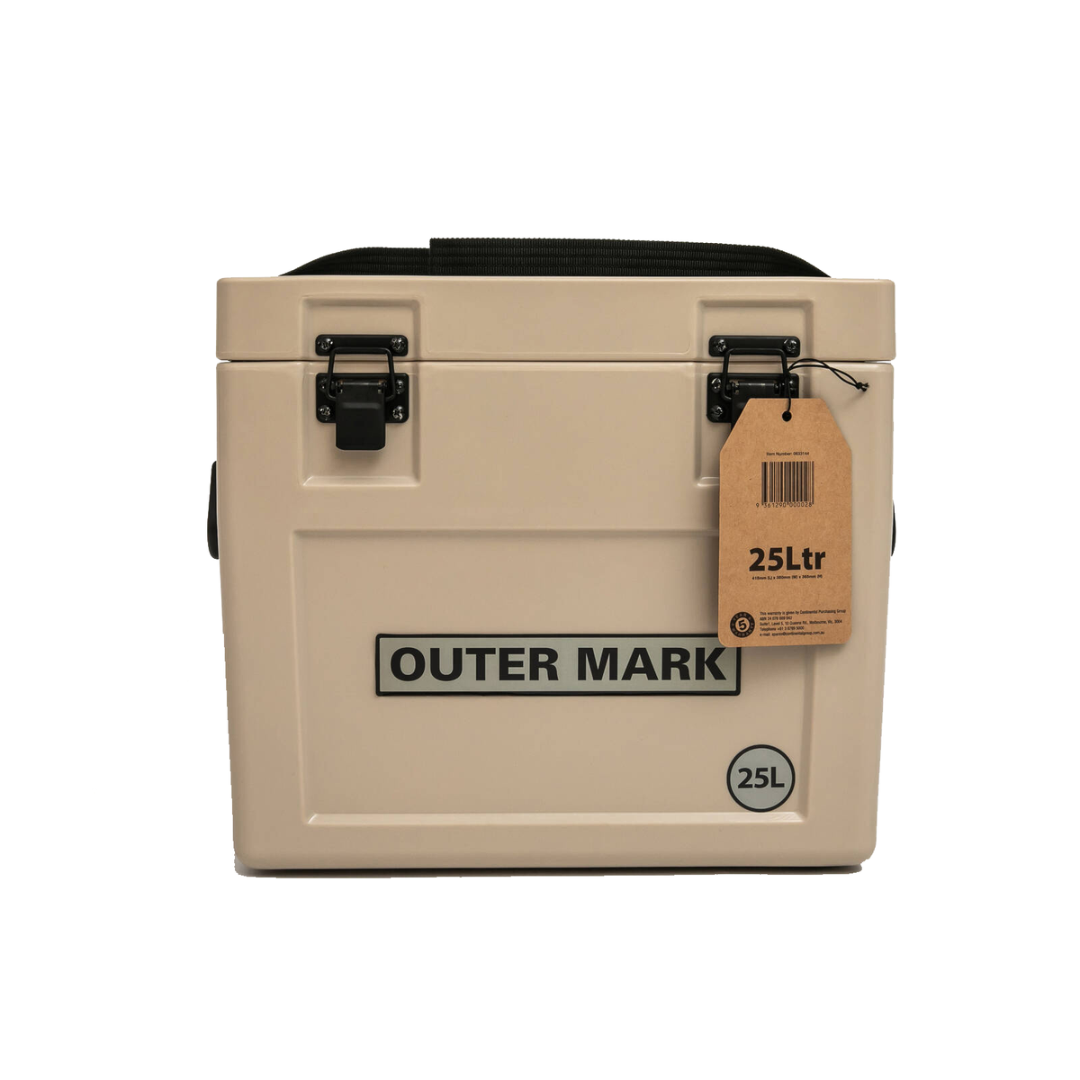 Outermark 25L Beige Prem Moulded Cooler Ice Box - Bunnings Australia