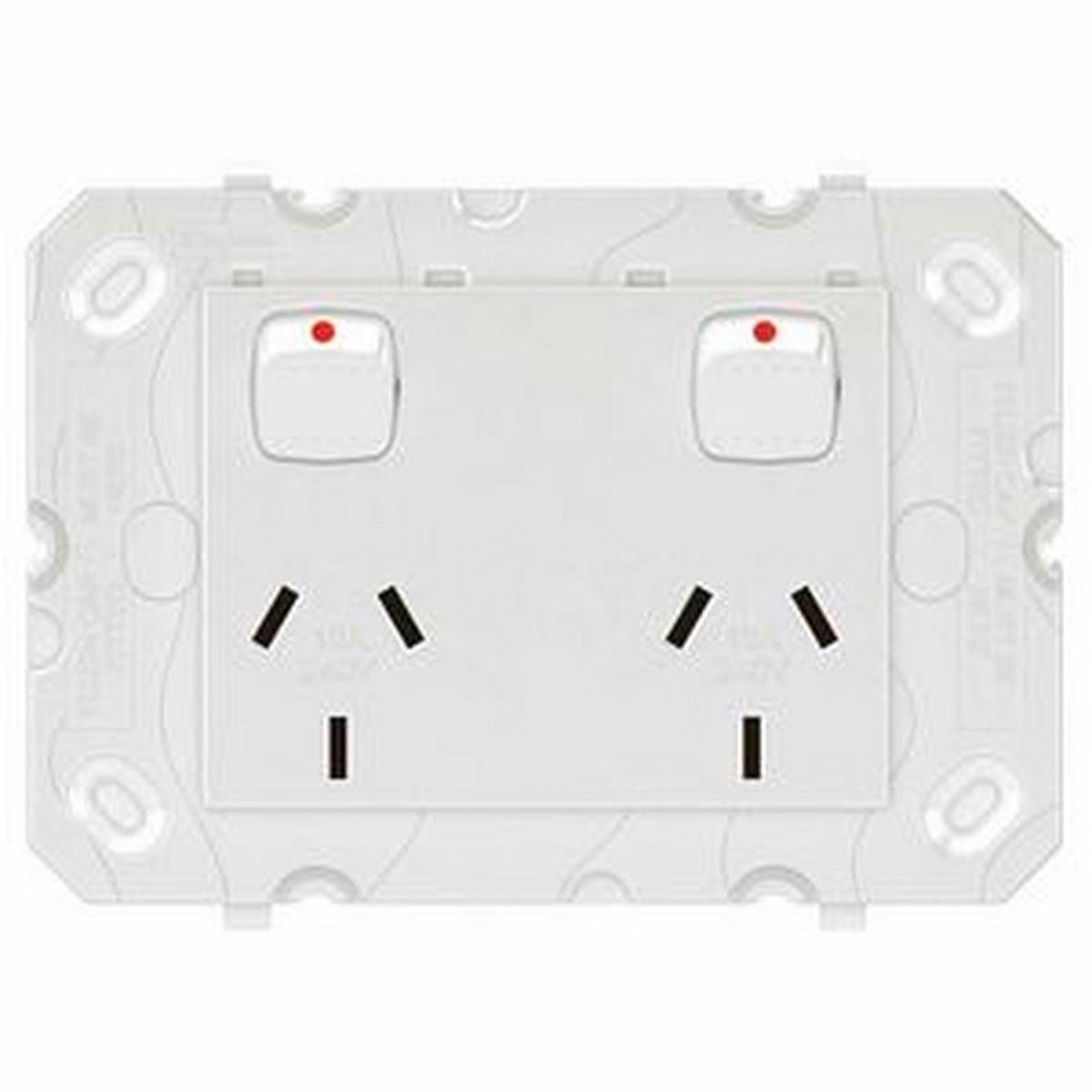 Arteor Double Powerpoint White - Bunnings New Zealand