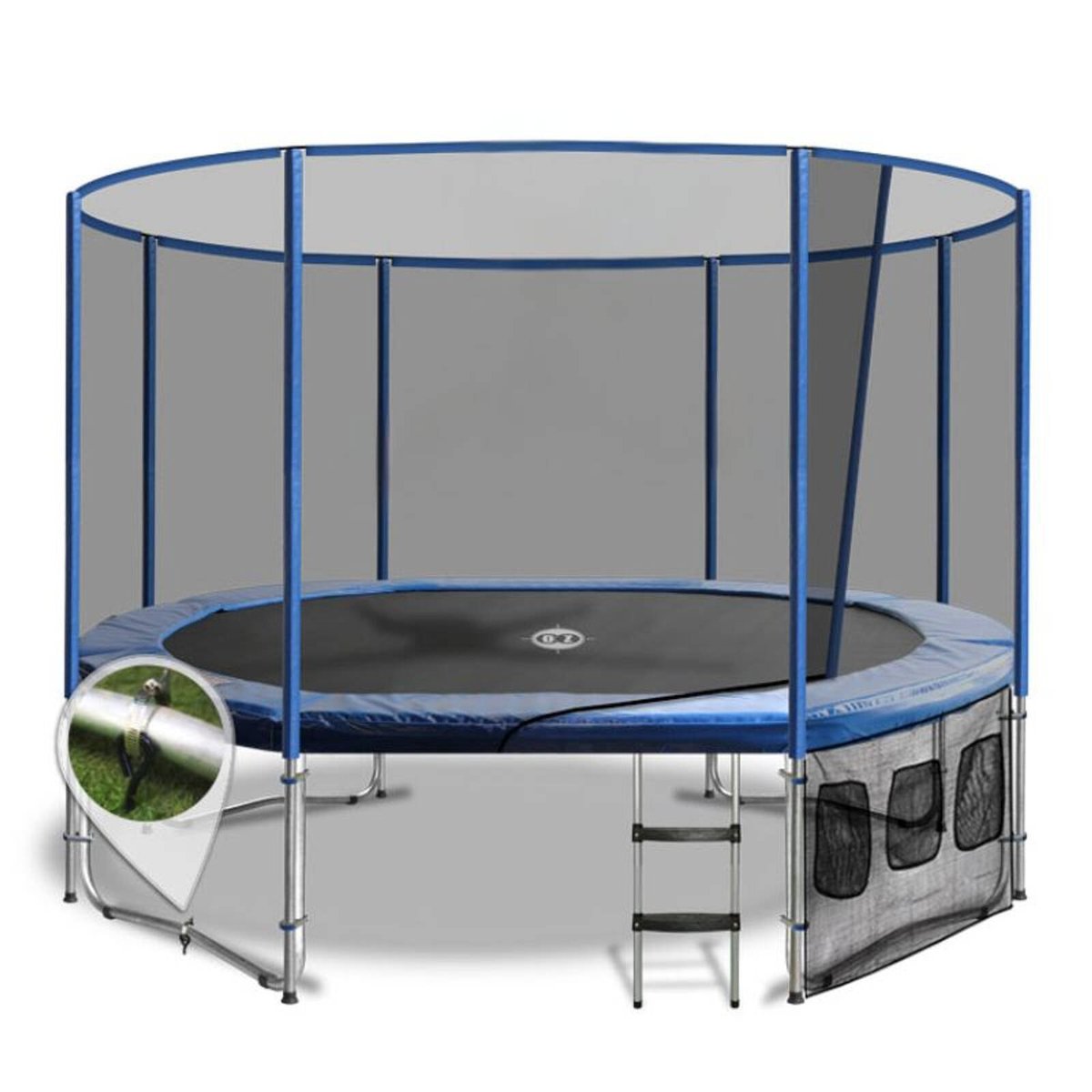 Oz Trampolines Summit Oval/rectangular 10 X 15 Ft. Above Ground ...