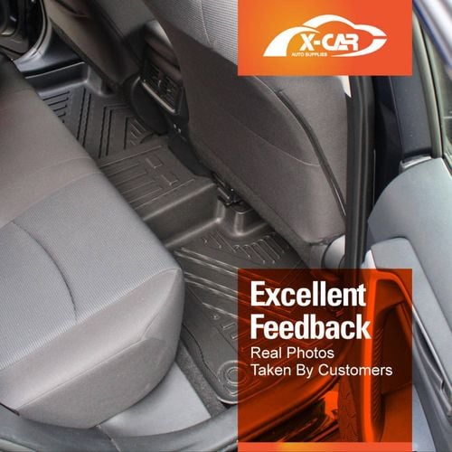 3D All Weather Rubber Car Mat Floor Liner Carpet Complete Set for ...