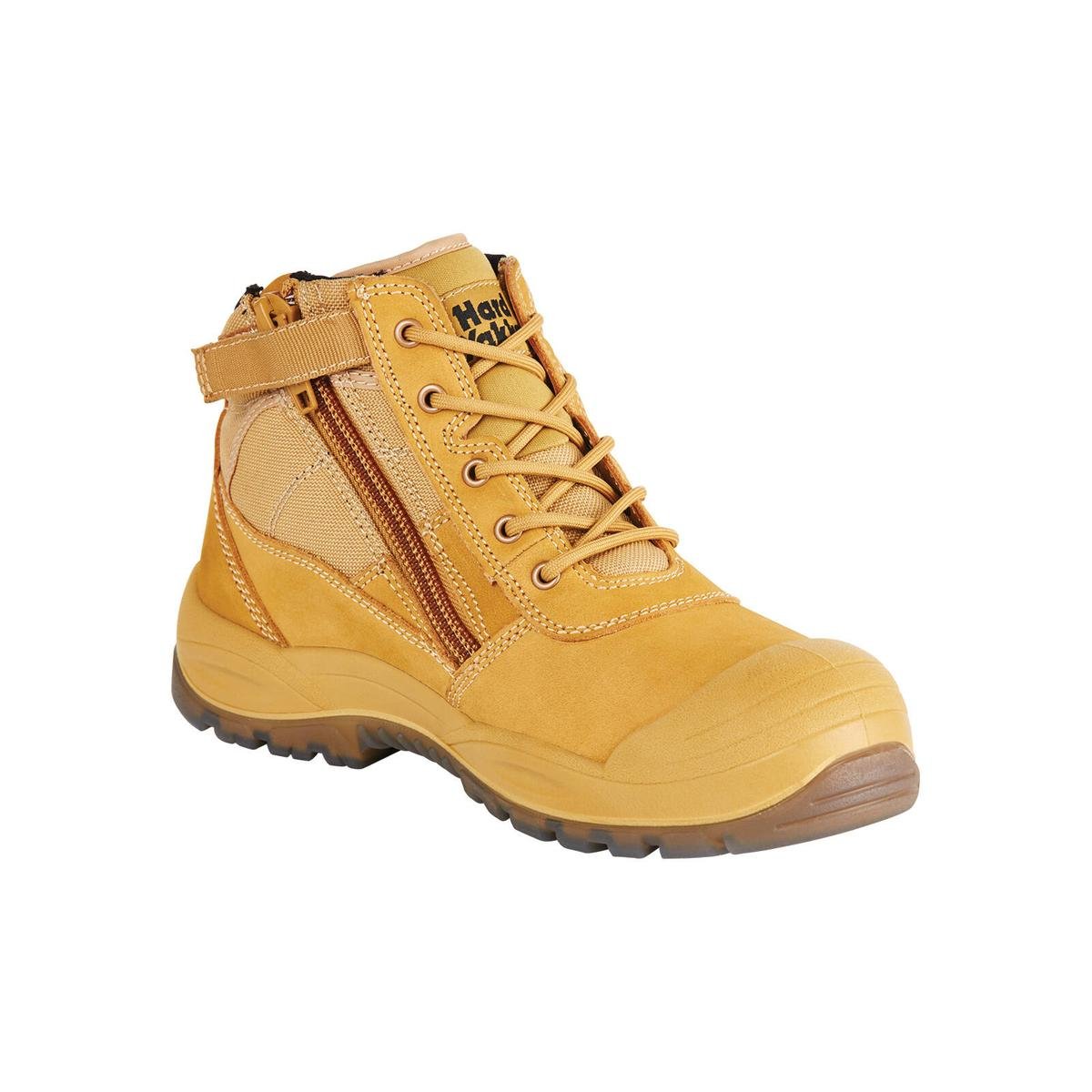 Hard Yakka 5" Size 6 Wheat Utility Safety Boots - Bunnings Australia