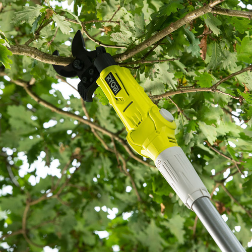 Ryobi One+ 18V Cordless 32mm Bypass Telescopic Pole Lopper Attachment ...