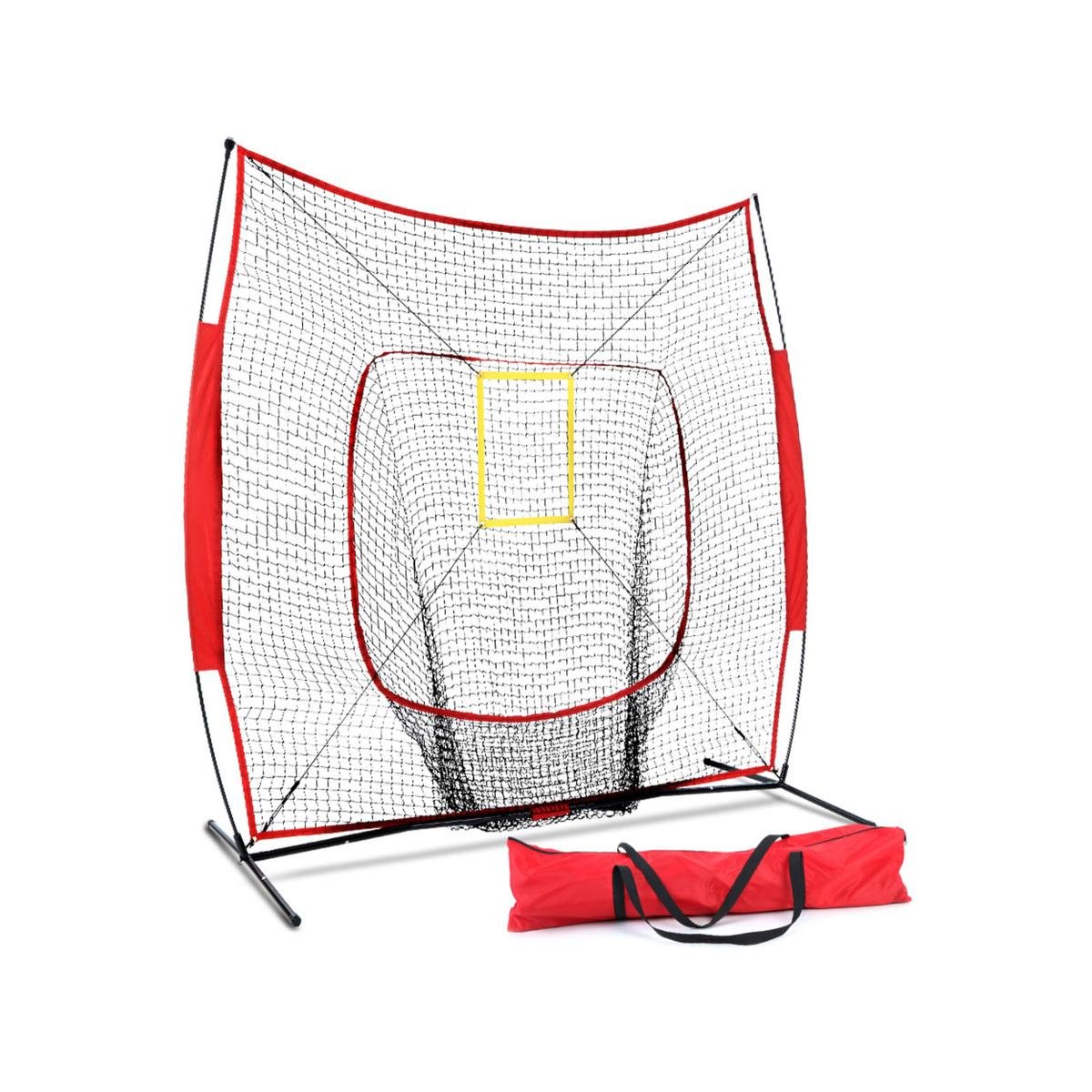 Everfit Baseball Net Stand Sports Training Tennis - Bunnings Australia