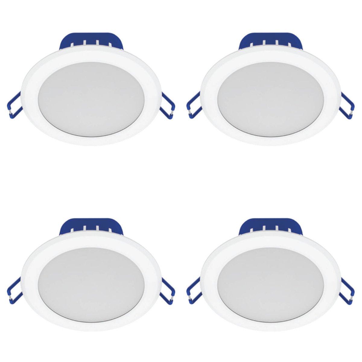 DETA 10W 950lm Grid Connect RGB+CCT Smart LED Downlight - 4 Pack ...