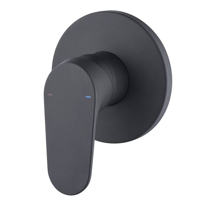 Mondella Cadenza 40mm Matte Black Shower Mixer - Bunnings Australia