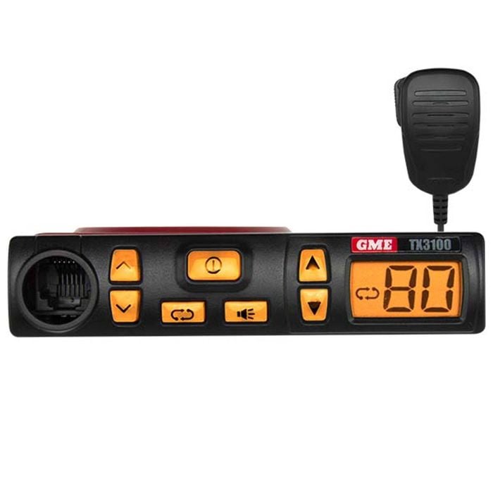 GME TX3100 Super Compact UHF CB Radio - 80 Channel - Bunnings Australia