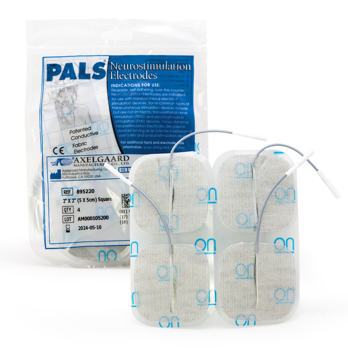 PALS Platinum Electrode Adhesive Pads Premium Quality for TENS Therapy ...
