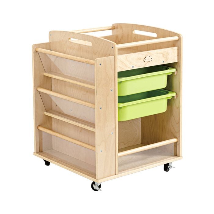 Jooyes Wooden Art Craft Material Storage Trolley - 58 cm | Material ...