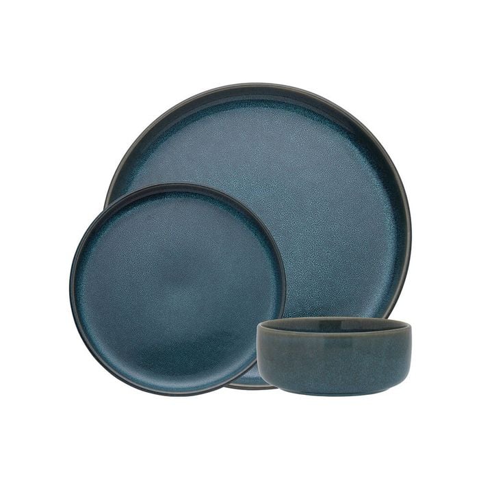 12pc Ecology Bondi Dinner Kitchen/Dining Set Indigo - Bunnings Australia