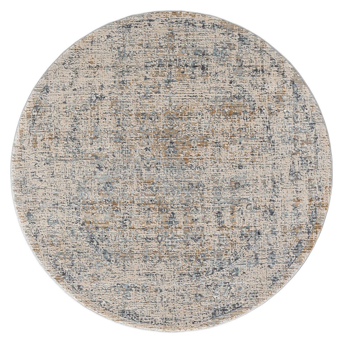 Aubre Contemporary Circular Rug - Aubre Taupe 160 X 160 Cm - Bunnings ...
