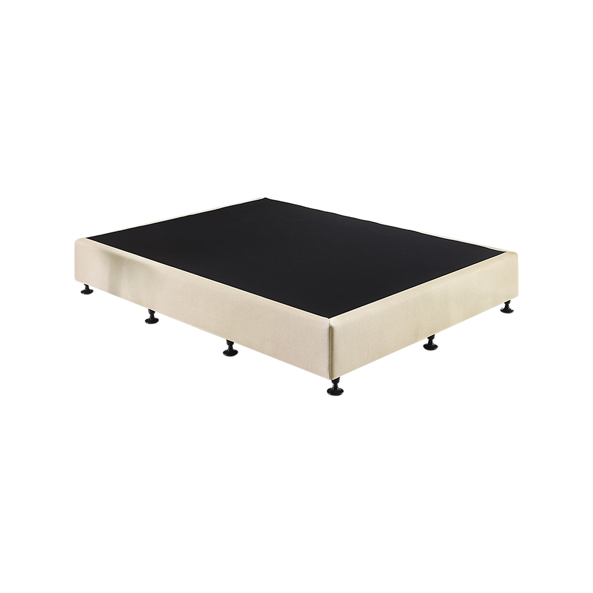 Palermo King Single Ensemble Bed Base - Natural Sand Linen Fabric ...