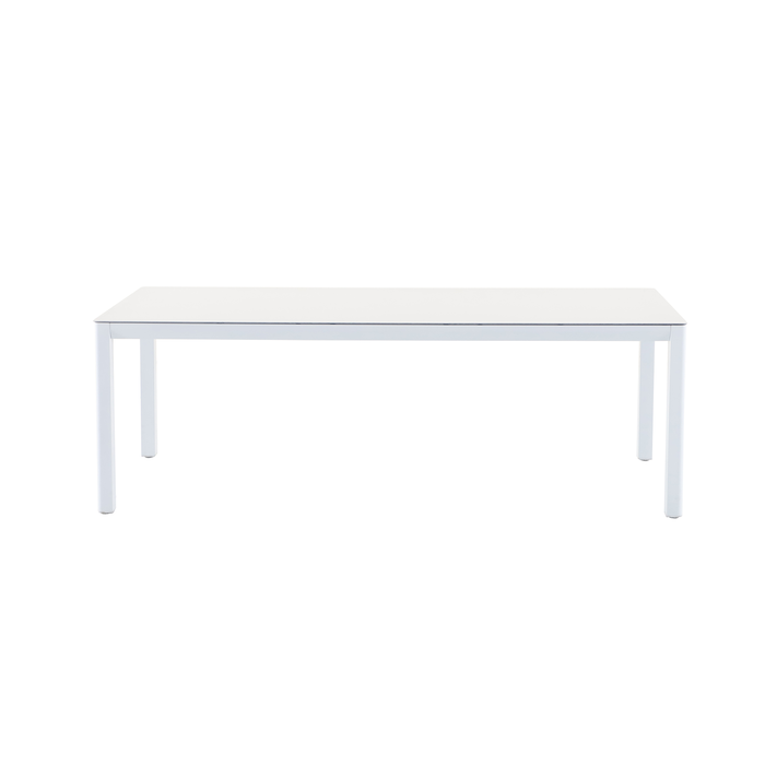 Mimosa Cordoba Aluminium Dining Table White - Bunnings New Zealand