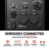 GENPOWER 3.5kW Peak 3kW Enclosed Inverter Generator, 2x15A, 12V, USB ...