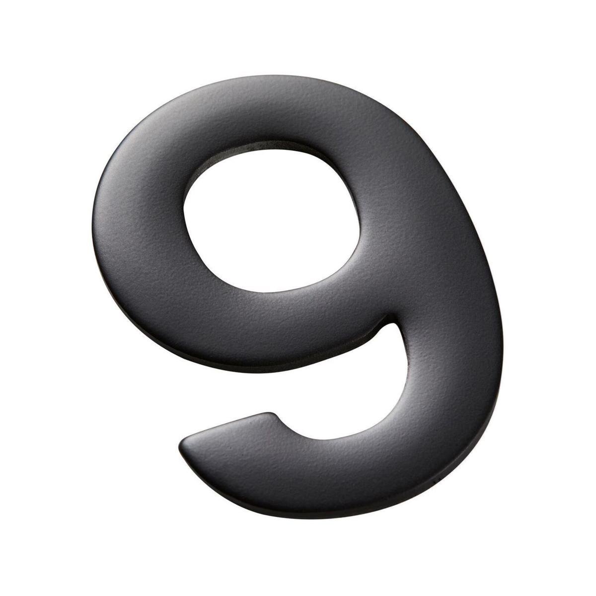 Sandleford 50mm Black Mode Self Adhesive House Number 9 - Bunnings ...