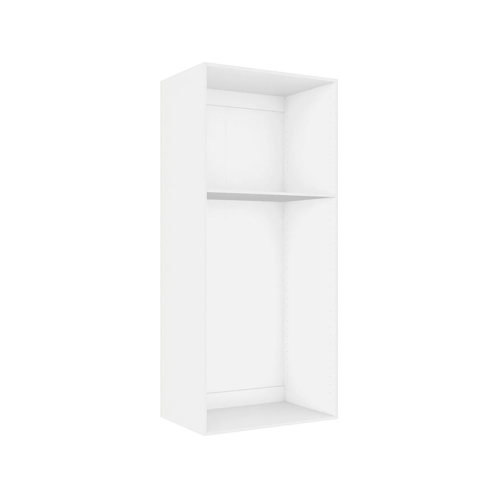 2048 x 900 x 580mm White Cabinet Shell - Lugna Online