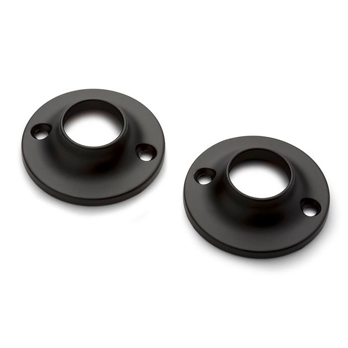 Sandleford 19mm Black Fitting Rod Round Flange - 2 Pack - Bunnings ...