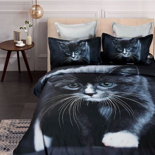 Fabric Fantastic King Size Cat Quilt/Doona/Duvet Cover Set - Bunnings ...