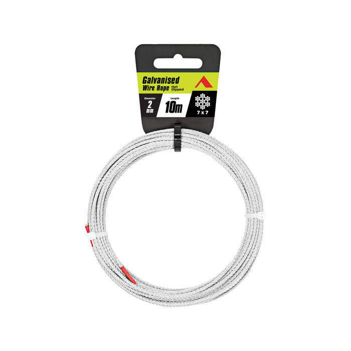 Pinnacle 2mm x 10m Galvanised Wire Rope - Bunnings Australia