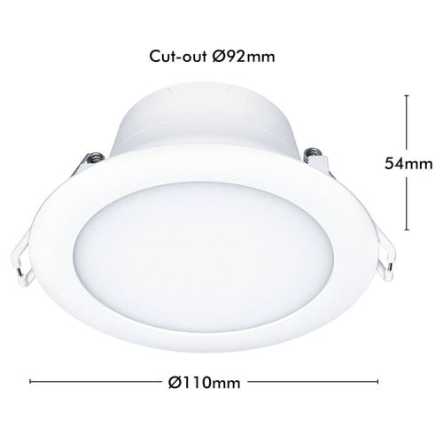 Arlec 9W 92mm Grid Connect Smart RGB+CCT LED Downlight - Bunnings Australia