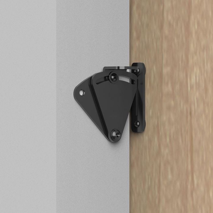 Rolltrak Black Matte Barn Door Latch Bunnings Australia
