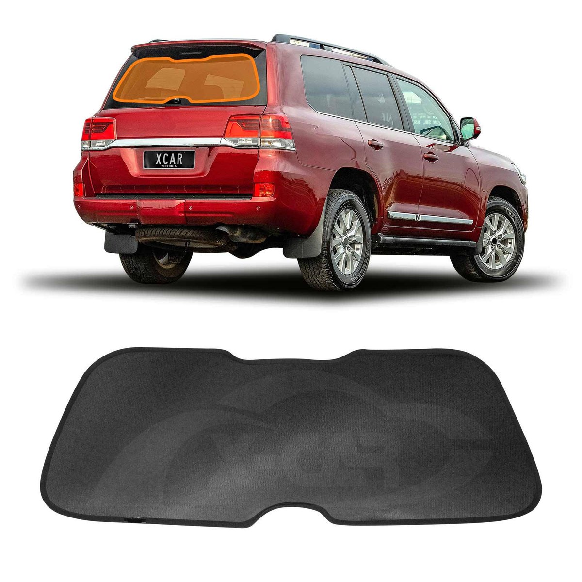 Rear Windscreen Sun Shade for Toyota LandCruiser 2007-2021 Wind Screen ...