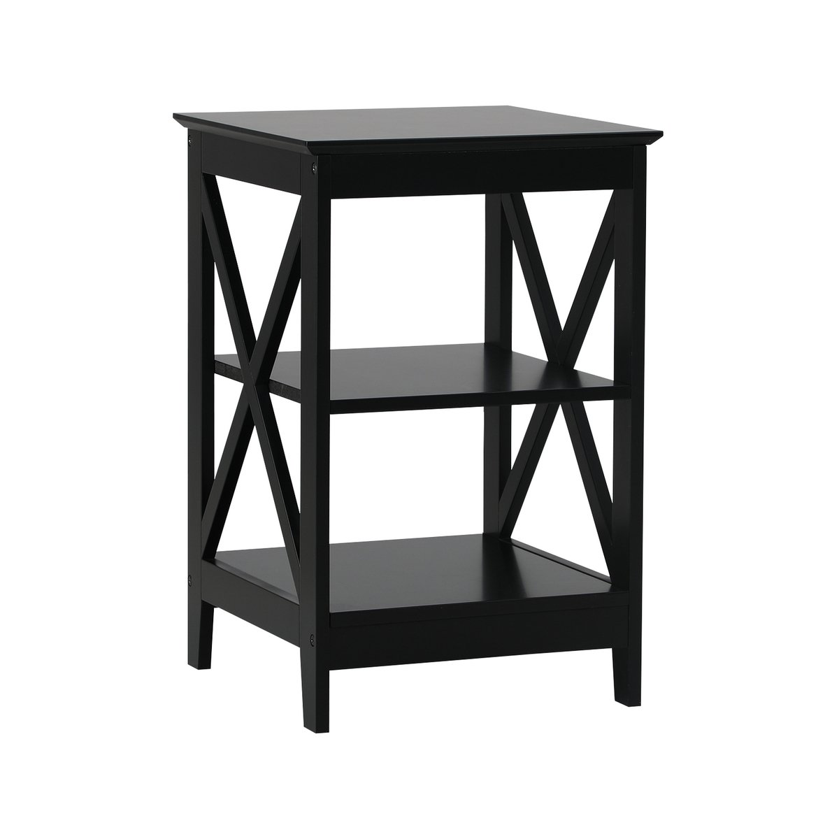 Oikiture Side Table Coffee Bedside Sofa End Tables Black - Bunnings ...