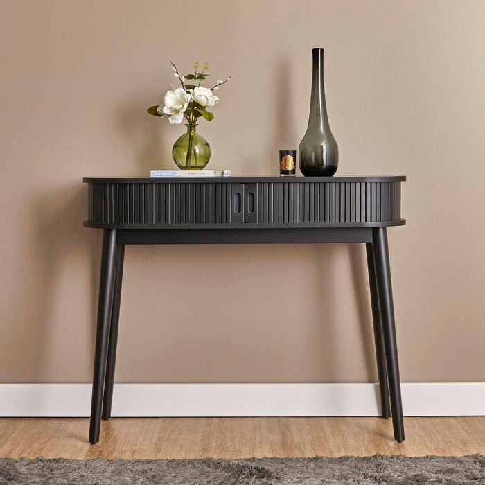 Cooper & Co. Curve 100cm Console Table Black - Bunnings Australia