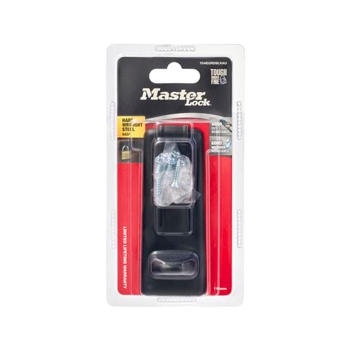 Master Lock 110mm Black Hasp And Staple - Bunnings Australia
