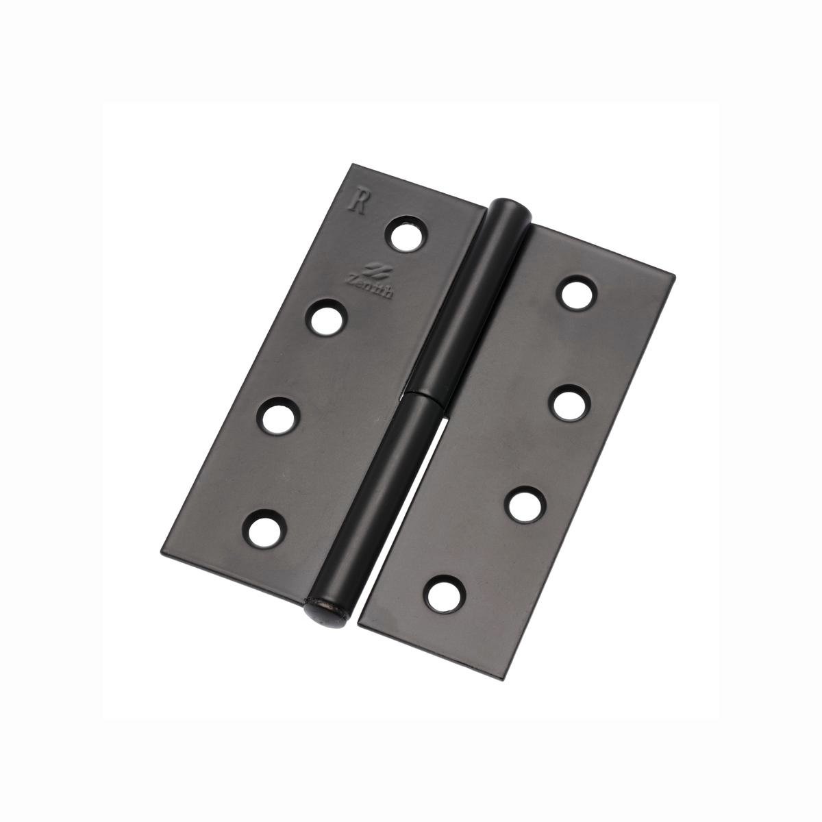 Lane 100 x 75 x 1.6mm Matte Black Right Hand Lift Off Hinge - 2 Pack ...