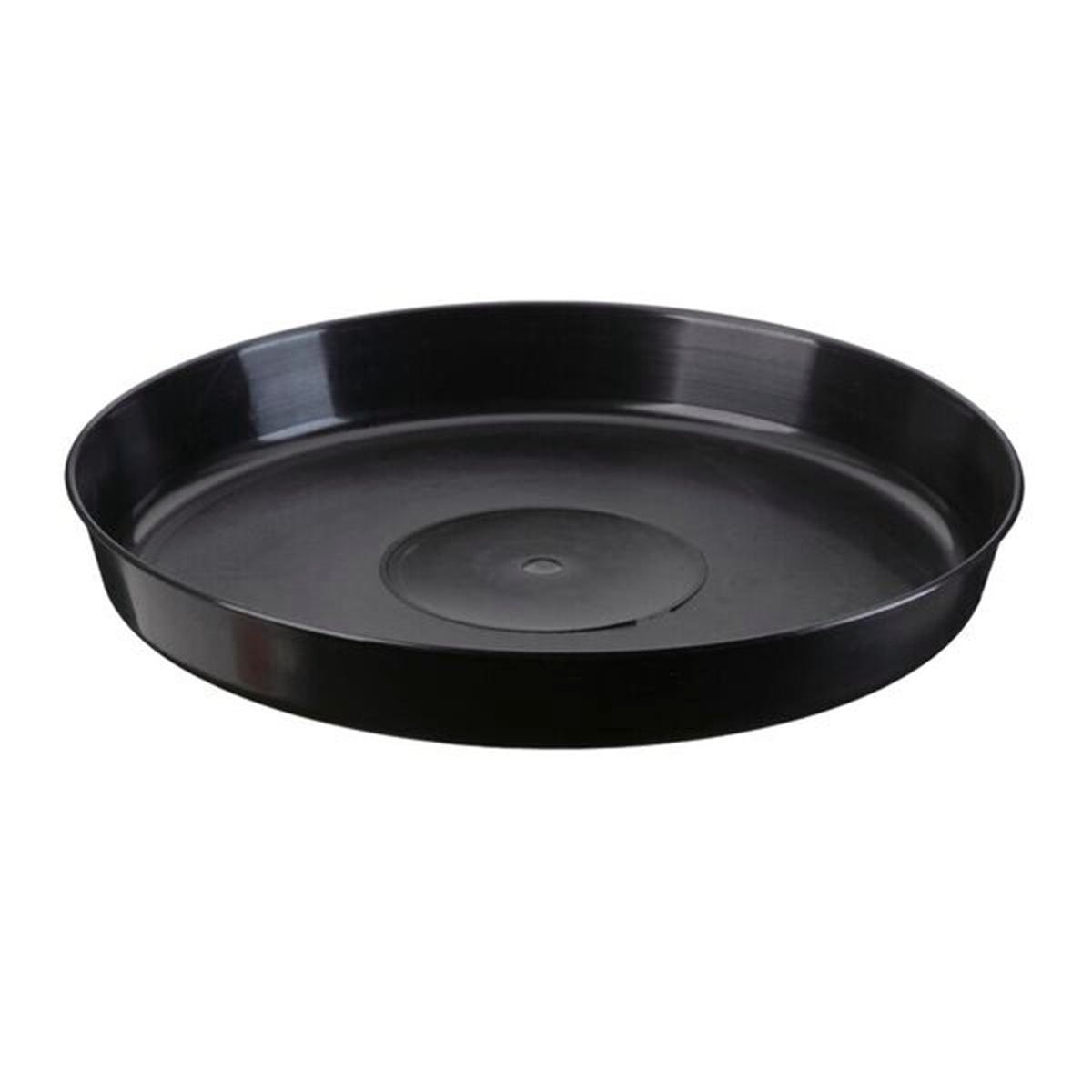 IP Plastics 20cm Round Saucer Black - Bunnings New Zealand