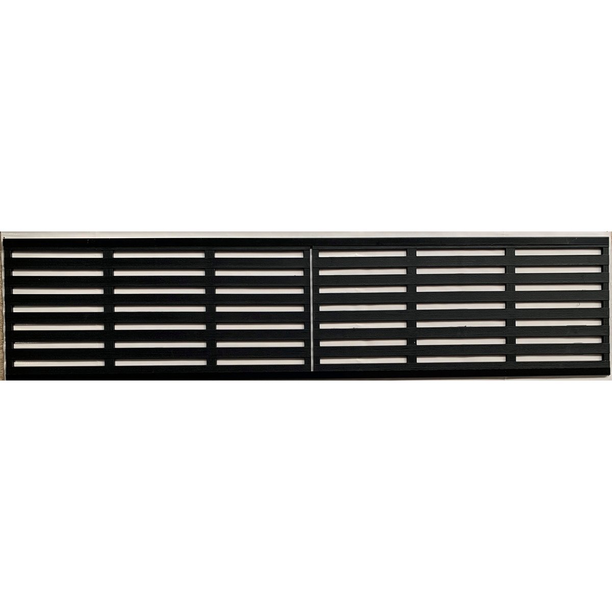 Matrix 1800 x 430mm Charcoal Slat Extension Fence - Bunnings Australia