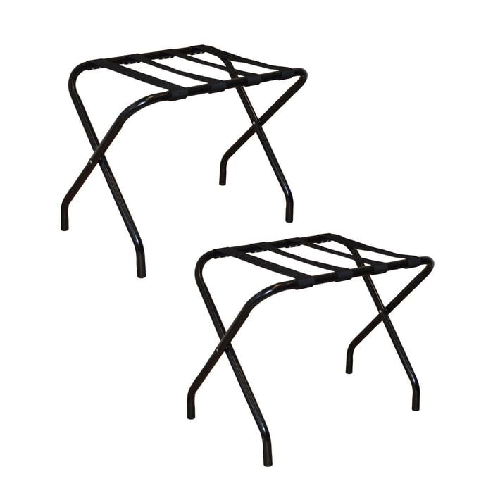 Harbour Housewares Folding Metal Luggage Racks - Pack of 2 - Bunnings ...