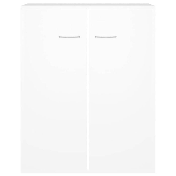 vidaXL Sideboard White Engineered Wood Side Cabinet Storage Home ...
