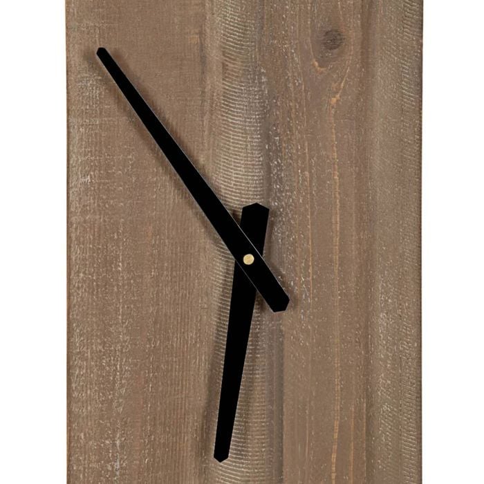 MIUZ 60cm Large Non-Ticking Wall Clock Round Industrial Design, Battery ...