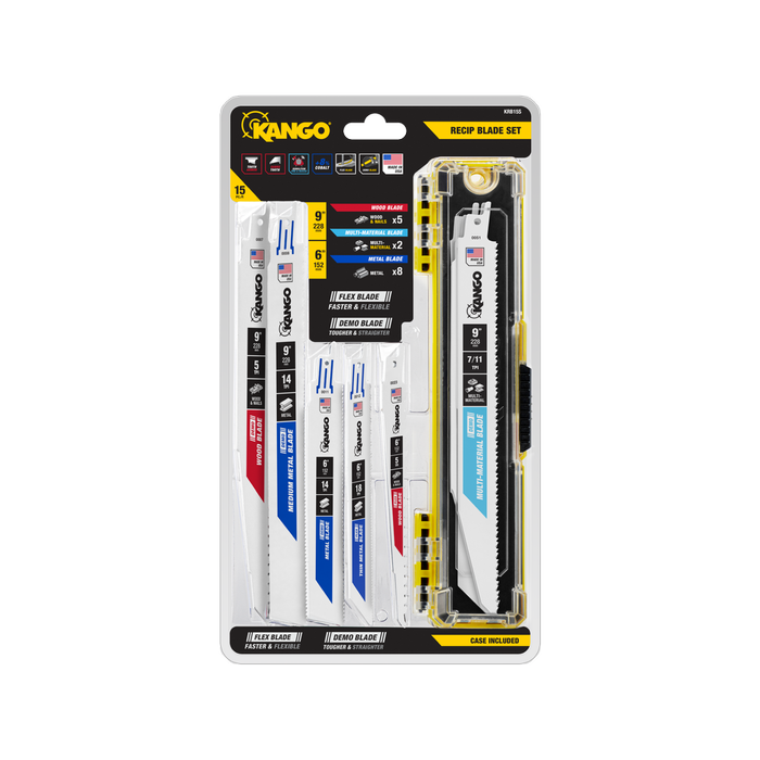 Kango 15-Piece Reciprocating Saw Blade Set - Bunnings Australia