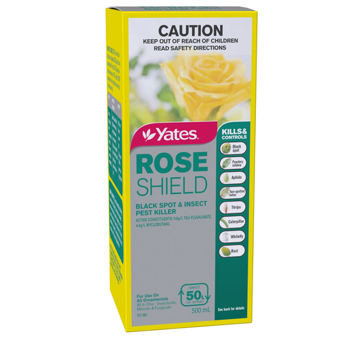Yates 500ml Rose Shield Black Spot And Insect Pest Killer Concentrate ...