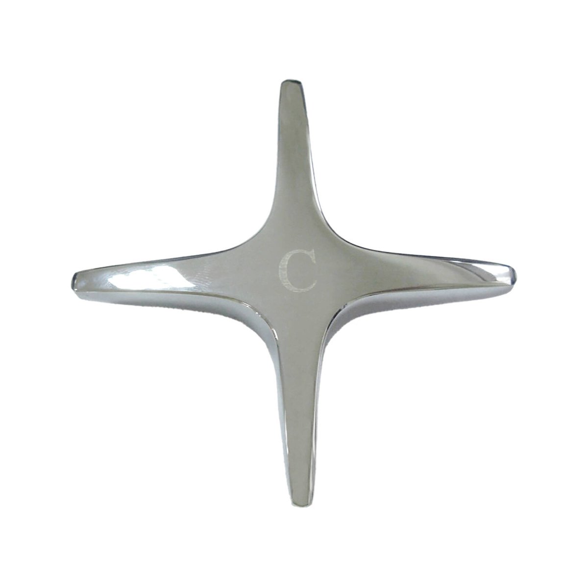 Shaw & Mason Chrome Cross Style Star Tap Handle - Bunnings Australia