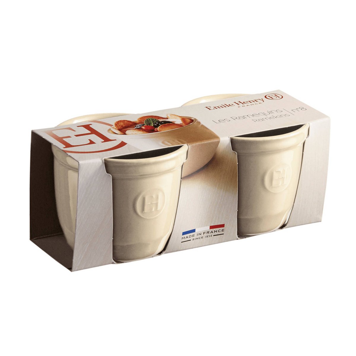 2pc Emile Henry 8cm Ceramic Ramekin Set Dessert Dish Clay - Bunnings ...